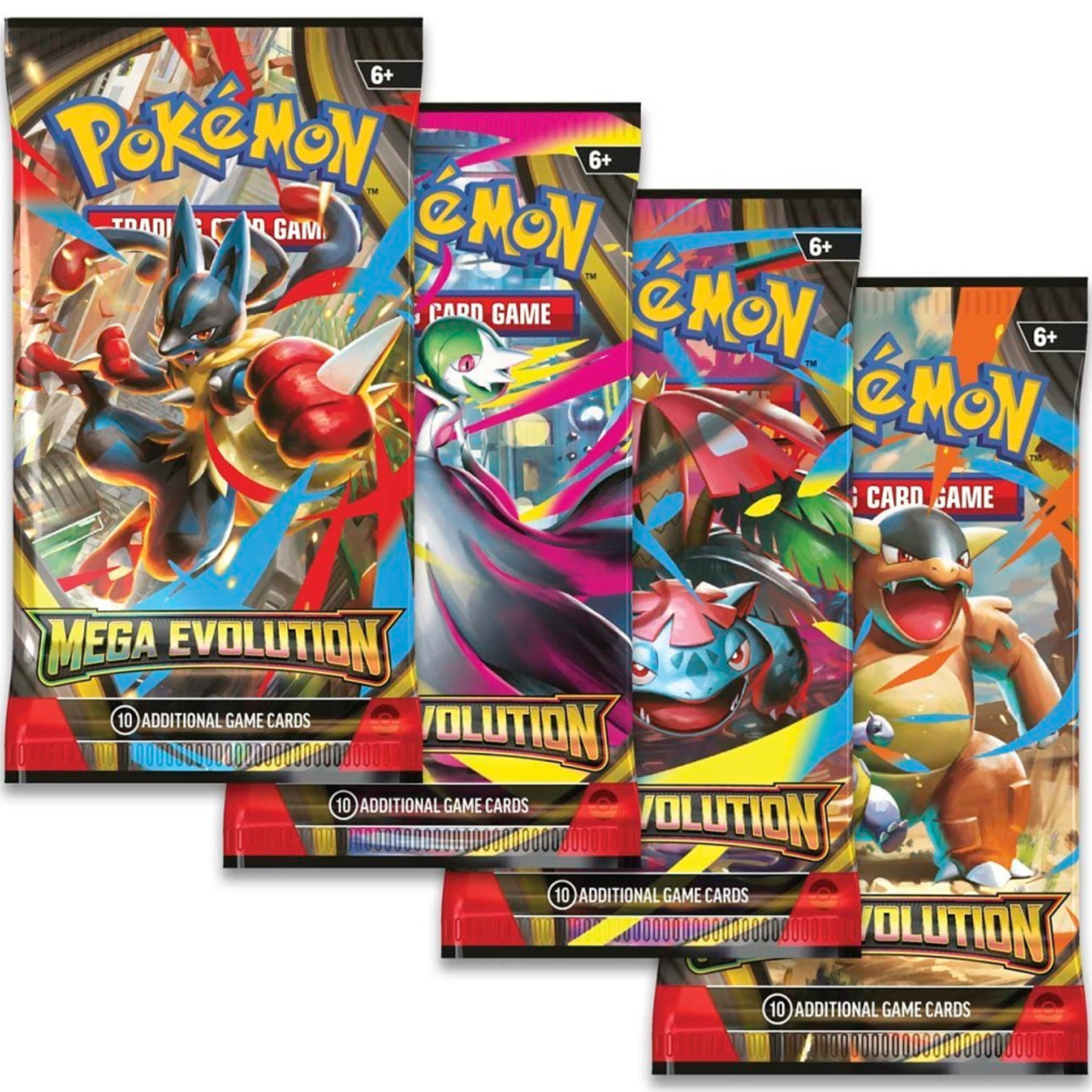 Pokémon TCG: Mega Evolution - 8 Booster Packs – Unlimited Gaming Technology